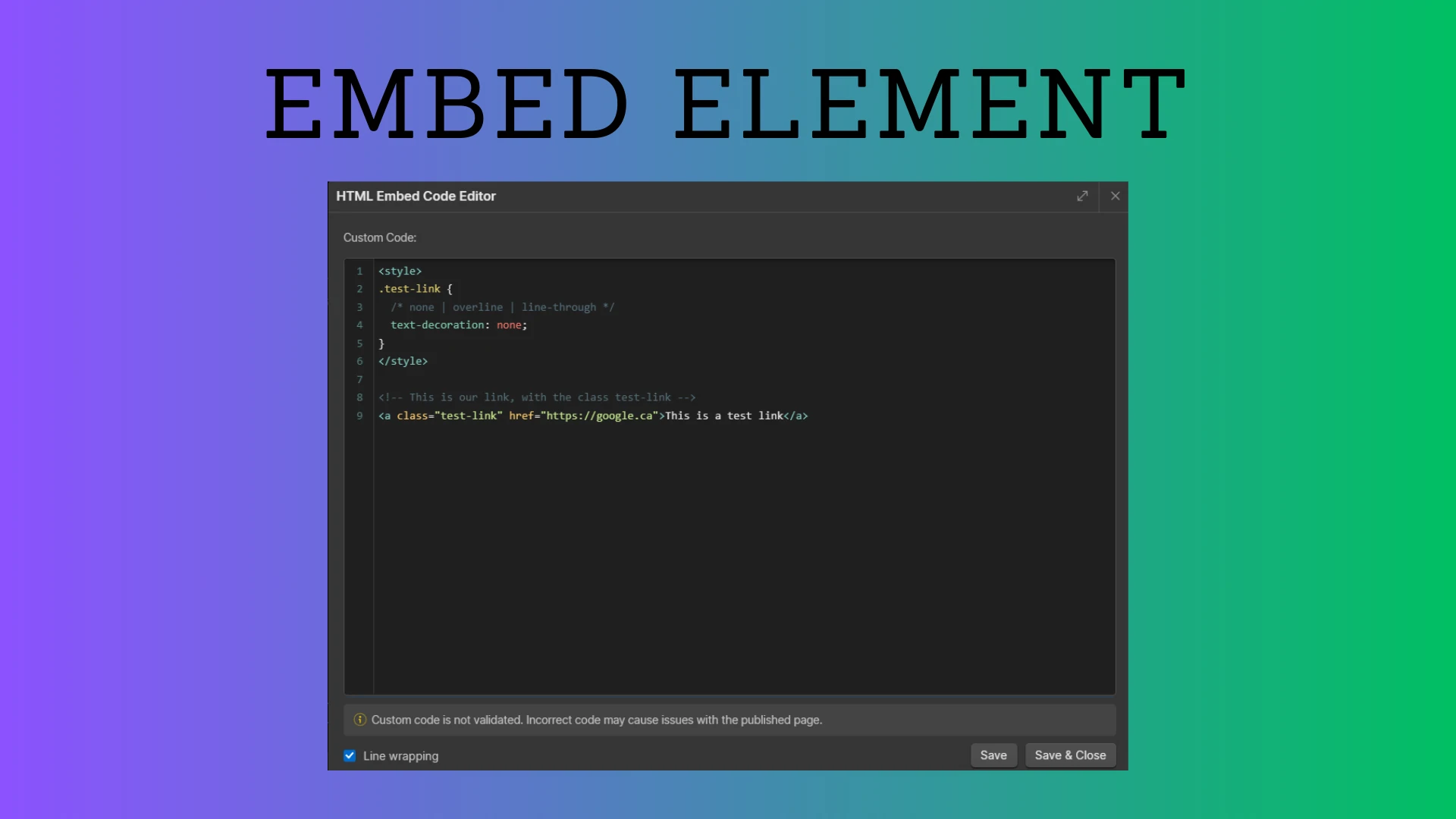 How to Remove Underline from Links in Webflow | HTML All The Things
